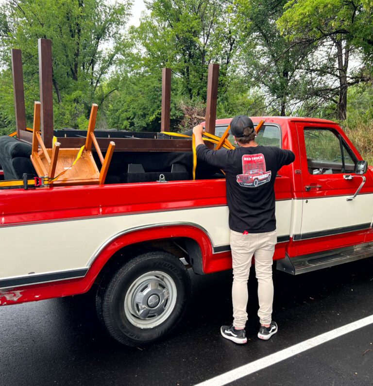 Small-Scale Moving - Red Truck Delivery